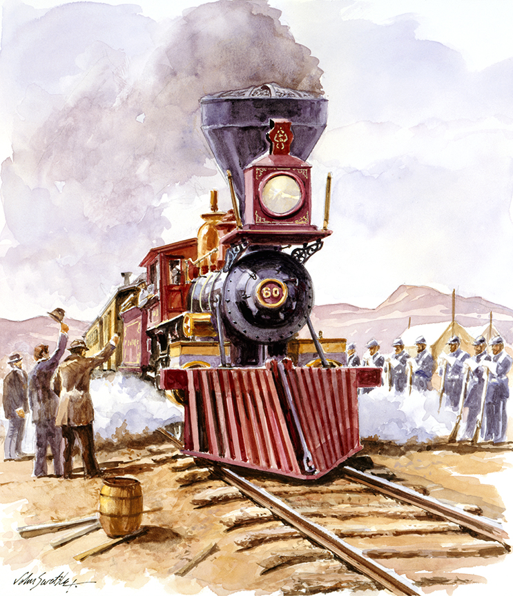 WRSH – Trains – McQueen’s Jupiter 1868 by John Swatsley B14768 © Wind ...