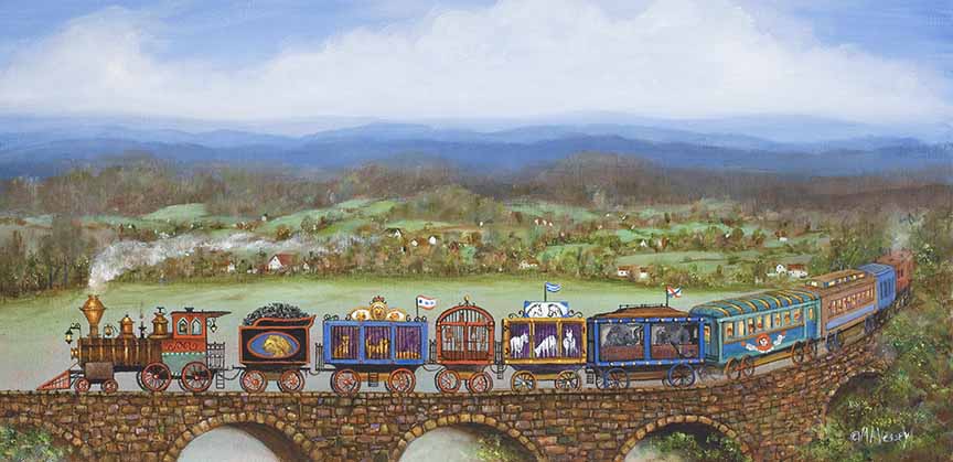 MAV – American Folk – The Circus Train © Mary Ann Vessey – Ansada ...