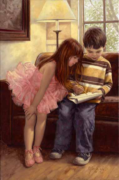 JD - The Budding Artists © Jim Daly - Ansada Licensing Group